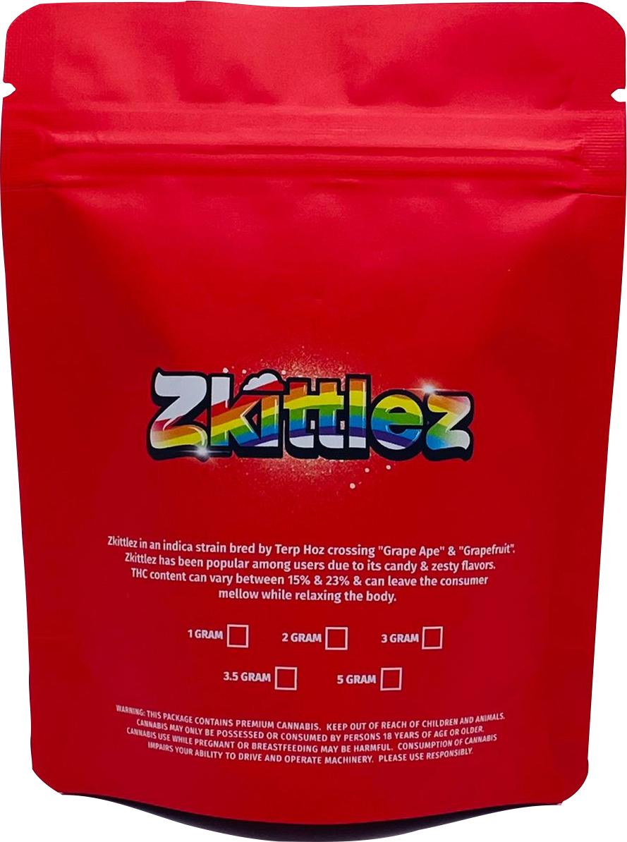 Zkittlez Multi-Gram Bag - TheMylarFactory - #1 Bag Suppliers UK
